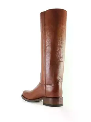 NOTABENE Achilla Mid-calf Leather Boots - Brown