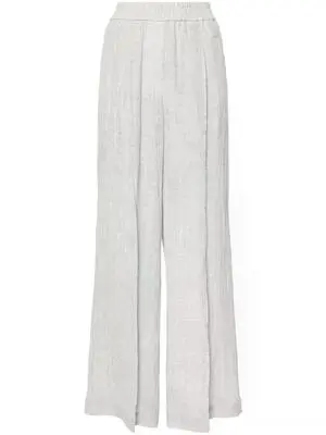 Brunello Cucinelli High-waist Palazzo Trousers