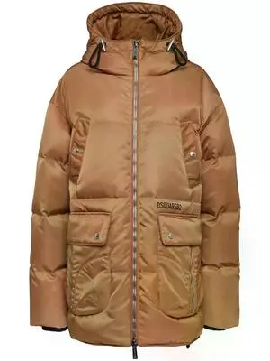 Dsquared2 Quilted Hooded Coat