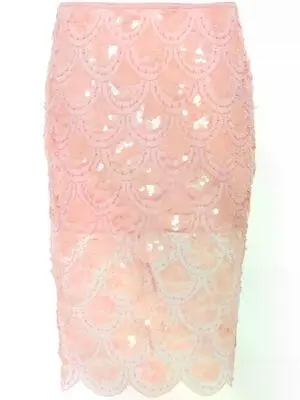 ROTATE BY BIRGER CHRISTENSEN Sequinned Pencil Skirt