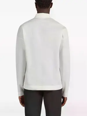 FERRAGAMO Long-sleeve Cotton Polo Shirt