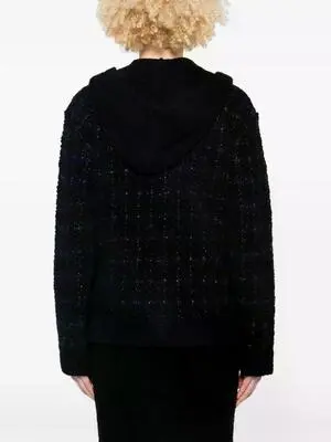TWINSET Jacquard Knit Checked Jacket