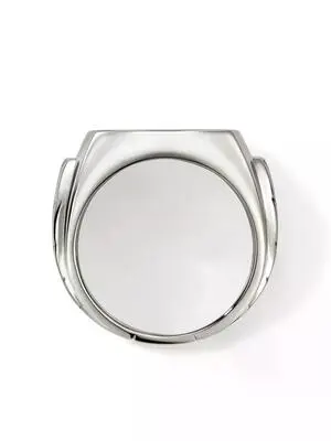 John Hardy Sterling Sapphire Signet Ring