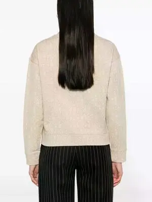 Moncler Monogram-jacquard Sweatshirt