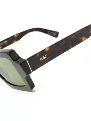 RETROSUPERFUTURE Caro Rectangle-frame Sunglasses - Brown