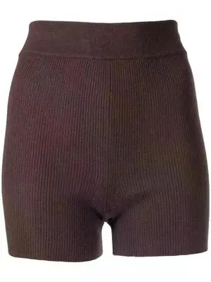 Cashmere In Love Alexa Cashmere-blend Cycling Shorts - Brown
