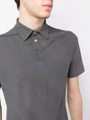 ZANONE Ice Cotton Polo Shirt - Grey