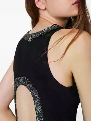 TWINSET Sequin-embellished Knitted Dress