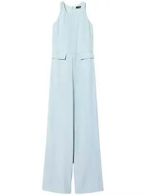 TWINSET Piquet Jumpsuit With Rear Zip