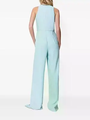 TWINSET Piquet Jumpsuit With Rear Zip