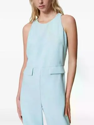 TWINSET Piquet Jumpsuit With Rear Zip