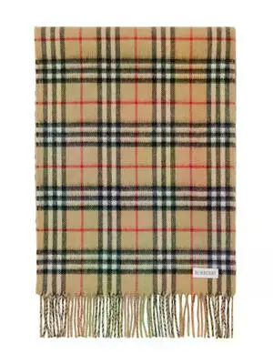 Burberry Checked Cashmere Scarf