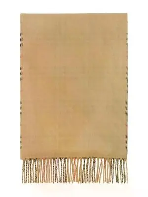 Burberry Checked Cashmere Scarf