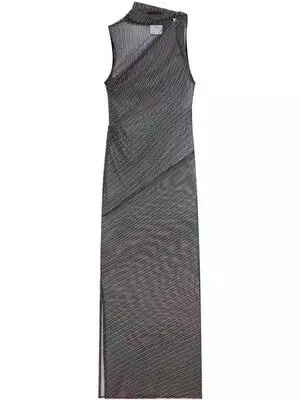 COURREGES Draped Mesh Dress