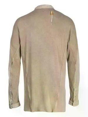 Boris Bidjan Saberi Collarless Cotton Shirt