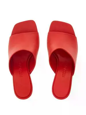 FERRAGAMO 70mm Open-toe Sculpted-heel Mules
