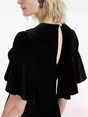 TEMPERLEY LONDON Ashcombe Velvet Midi Dress