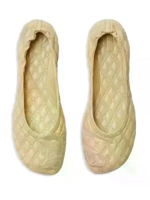 Burberry Quilted Lambskin Ballerina Flats