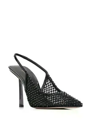 LE SILLA Gilda Mesh-panel Pumps