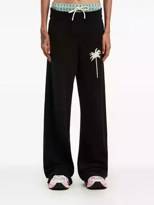 Palm Angels Palm Tree Knit Trousers - Black
