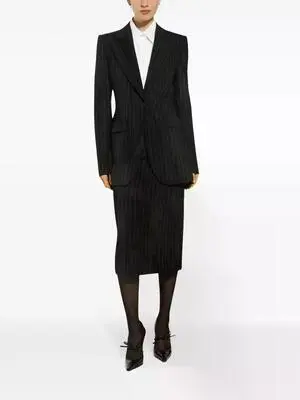 Dolce & Gabbana Striped Blazer - Black