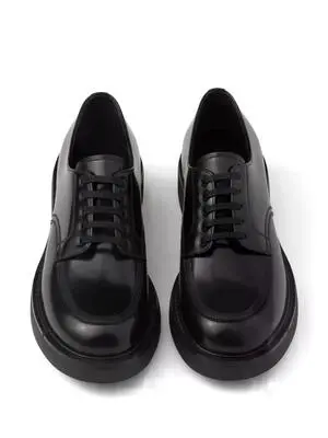 Prada Brushed Leather Derby Shoes