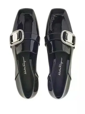 FERRAGAMO Vara Chain Loafers