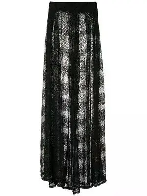 AMIR SLAMA Wide-leg Lace Trousers