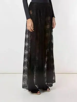 AMIR SLAMA Wide-leg Lace Trousers
