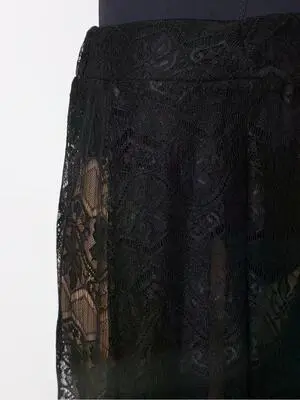 AMIR SLAMA Wide-leg Lace Trousers