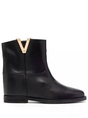 Via Roma 15 Gold Tone Boots For Women