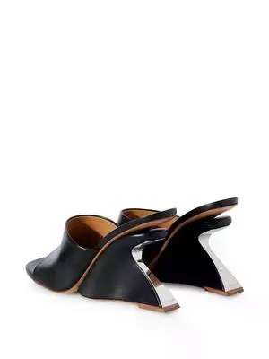 Off-White Jug Wedge-heel Leather Sandals