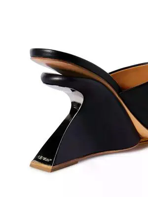 Off-White Jug Wedge-heel Leather Sandals