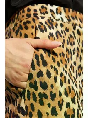 Moschino Animal-print Trousers