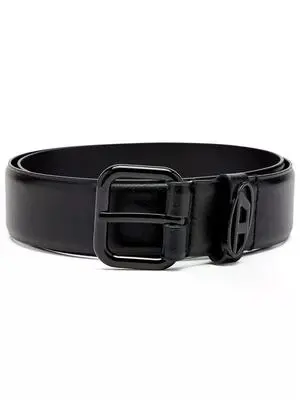 DIESEL® Leather B-1dr Belt - Black