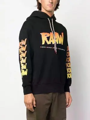 Aries Logo Print Hoodie