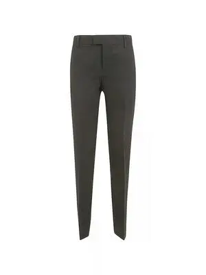 AMI Paris Crepe Tapered-leg Trousers
