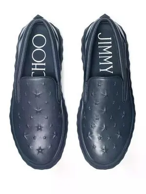 JIMMY CHOO Diamond Slip-on Sneakers