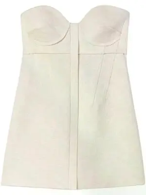 Proenza Schouler Patterned Jacquard Bustier Top
