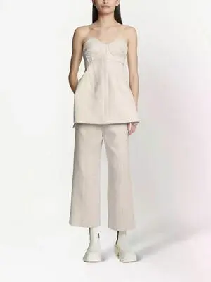 Proenza Schouler Patterned Jacquard Bustier Top