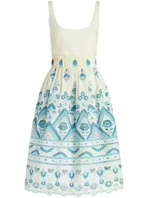 Etro Scalloped Day Dresses