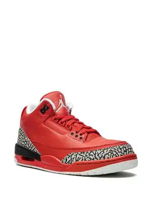 JORDAN X Dj Khaled Air 3 Retro Grateful Sneakers - Red
