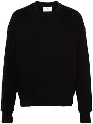 Ami Paris Textured Sweatshirts Hoodies For Women