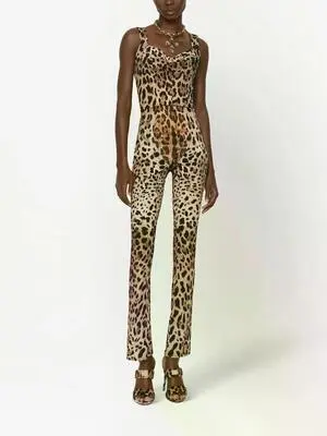 Dolce & Gabbana Leopard-print Corset Top