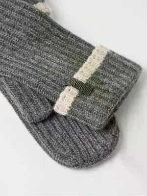 Brunello Cucinelli Cashmere Gloves - Grey