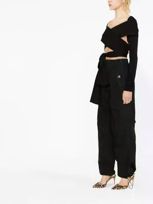 Dolce & Gabbana Cut-out Wrap Top