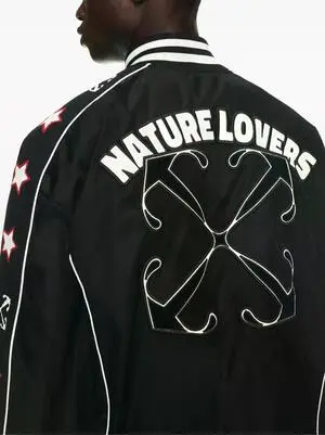 Off-White Varsity-patch Bomber Jacket