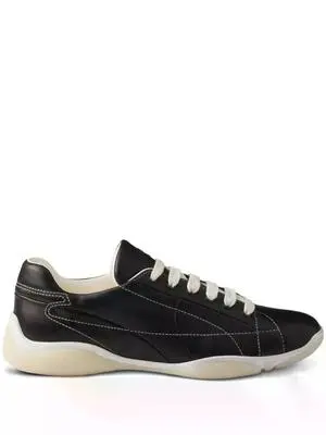 Prada Leather Sneakers - Black