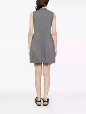 JNBY V-neck Sleeveless Knitted Dress - Grey