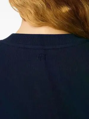 AMI Paris De Coeur Organic Cotton Sweatshirt - Blue